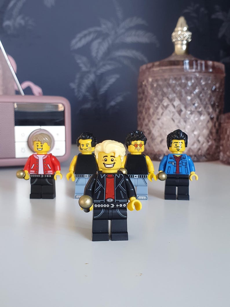 Backstreet Boys Lego Minifigure Set, 90s Pop Band - Etsy