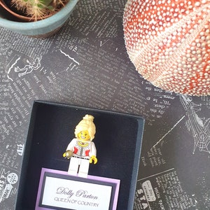 Dolly Parton® Country Music Custom Minifigure. Keychain/keyring/giftbox ...