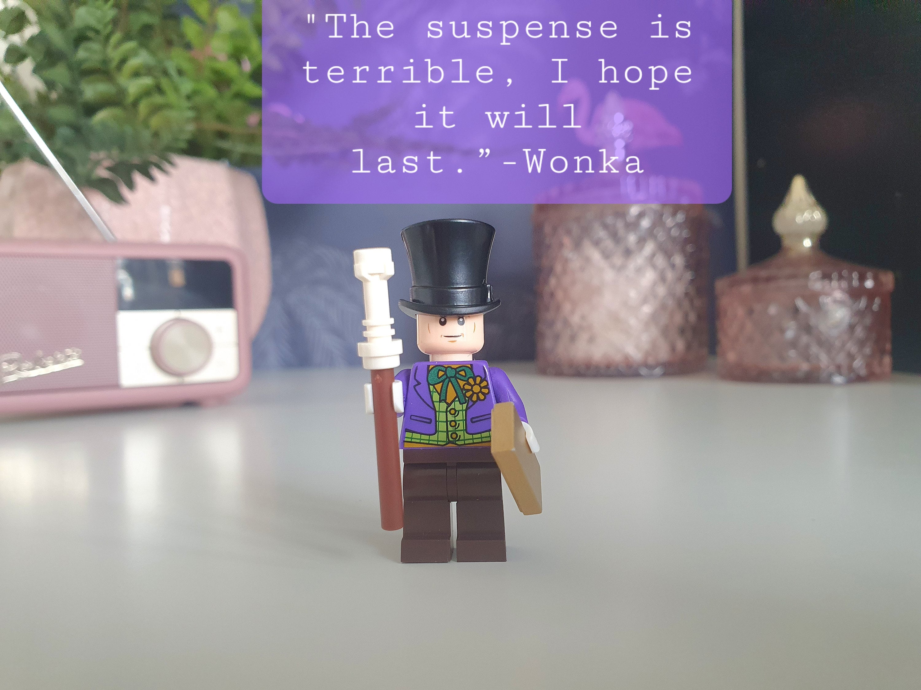 Willy Wonka® Custom Minifigure Charlie & the Chocolate Factory® Roald ...