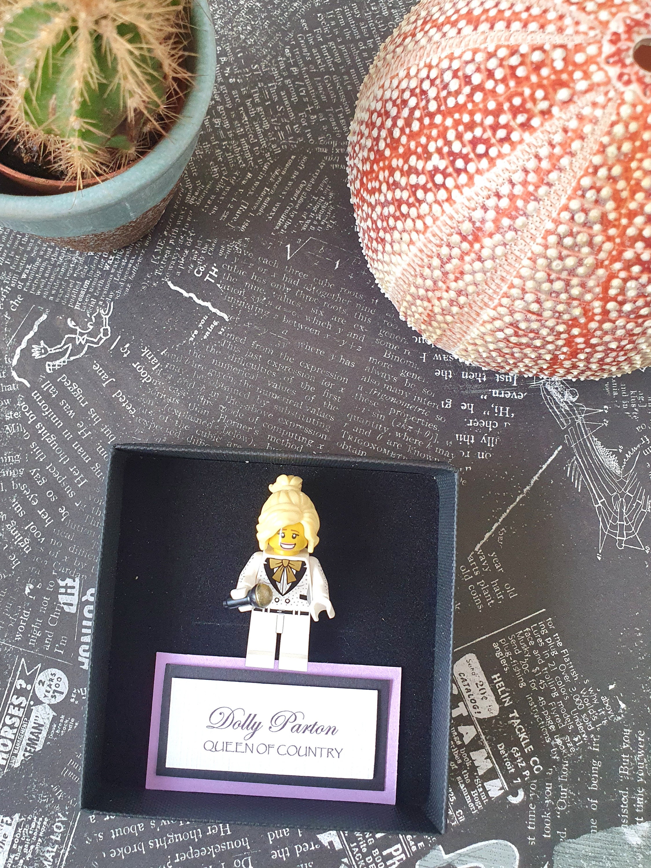 Dolly Parton® Country Music Custom Minifigure. Keychain/keyring/giftbox ...