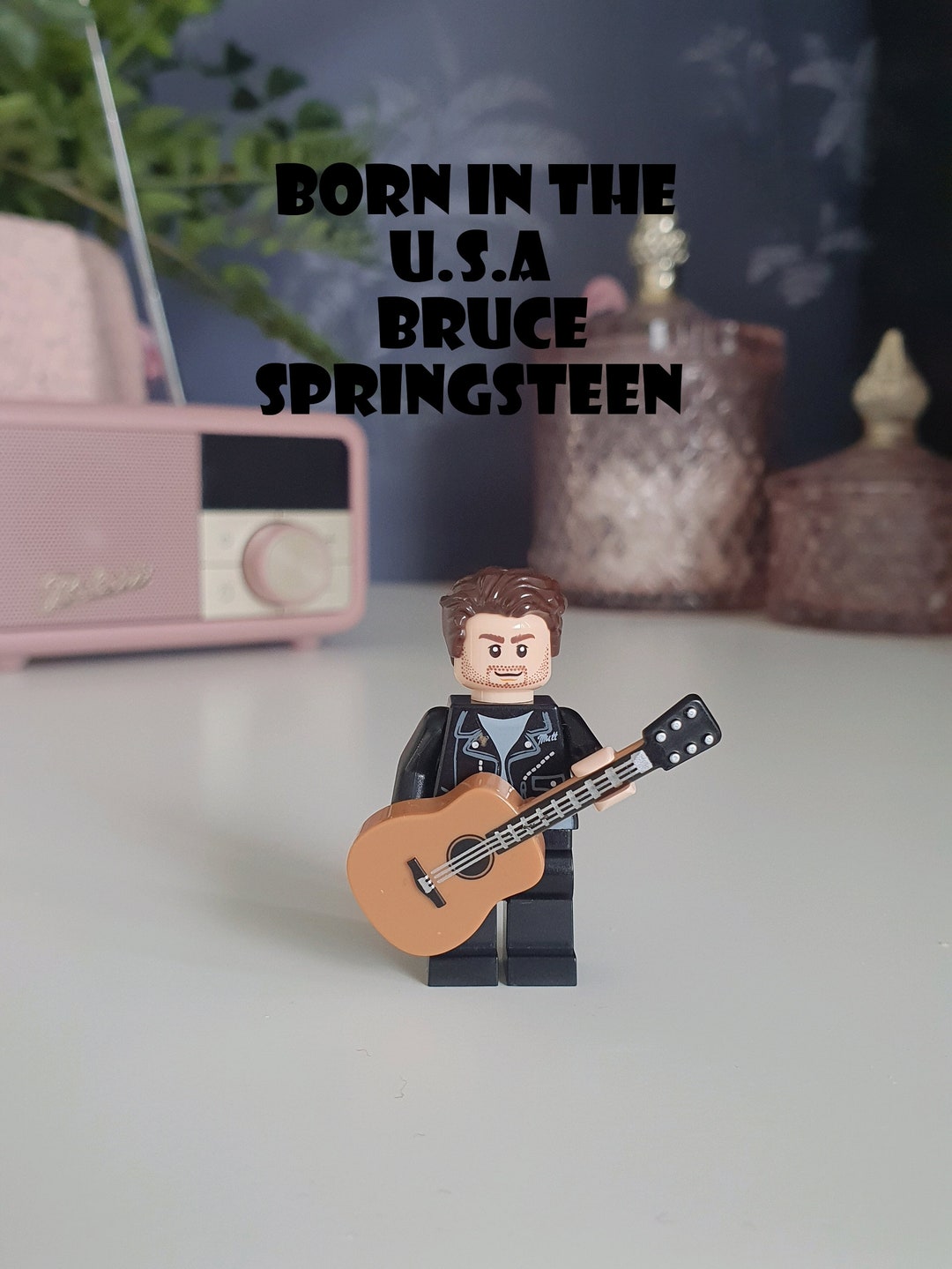 Bruce Springsteen® Rock N Roll Custom Minifigure the Boss. Gifts for ...