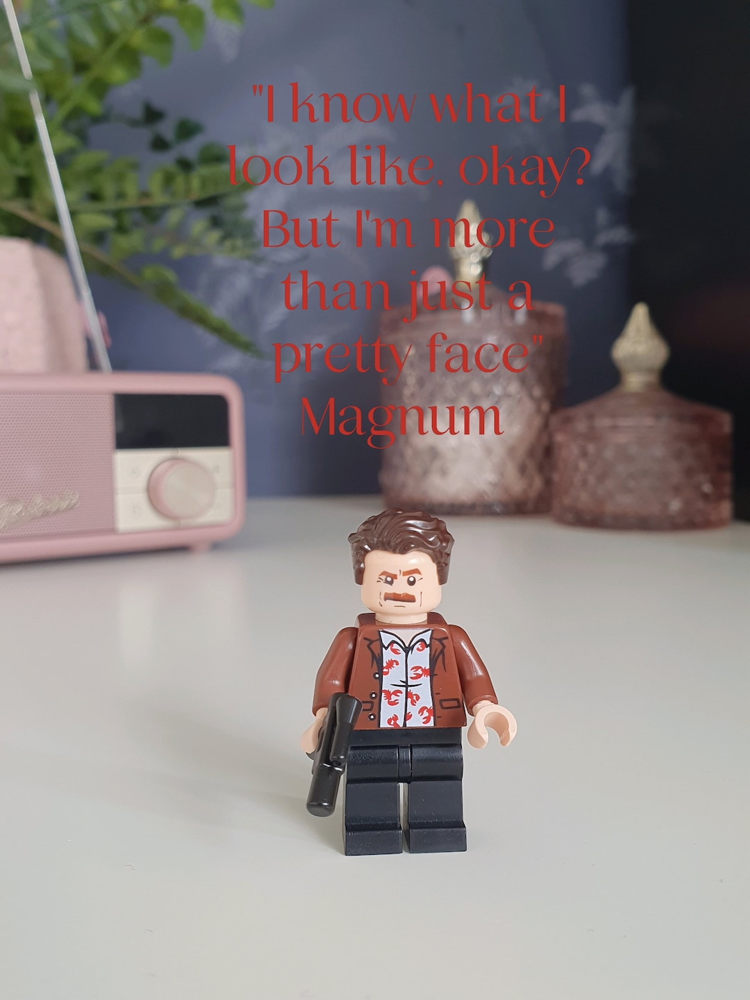 Magnum P.I.® Custom Minifigure Set (with Giftbox Option) Magnum P.I ...