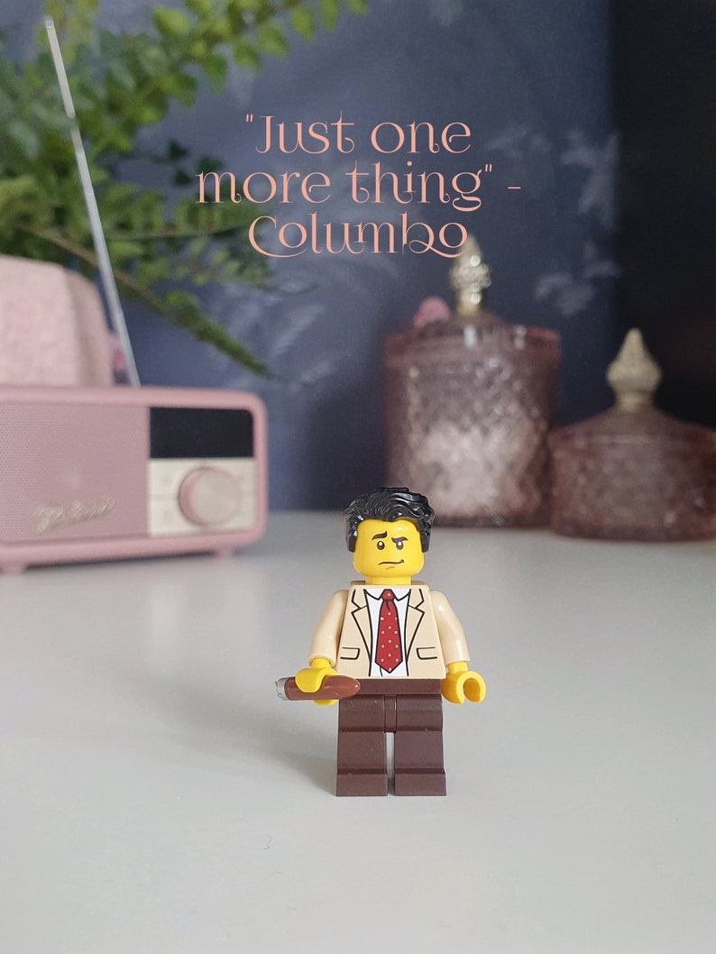 Lieutenant Columbo® Custom Minifigure. Cult American TV. Columbo ...