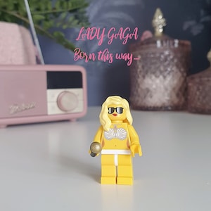 Lady Gaga Custom Minifigure: Pop Music Icon Gift - Etsy