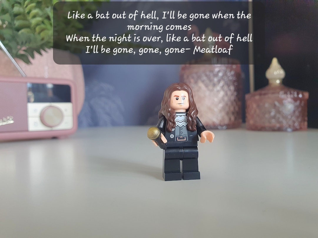 Meatloaf® Lego® Minifigure Keyring: Rock N Roll Music Gift - Etsy
