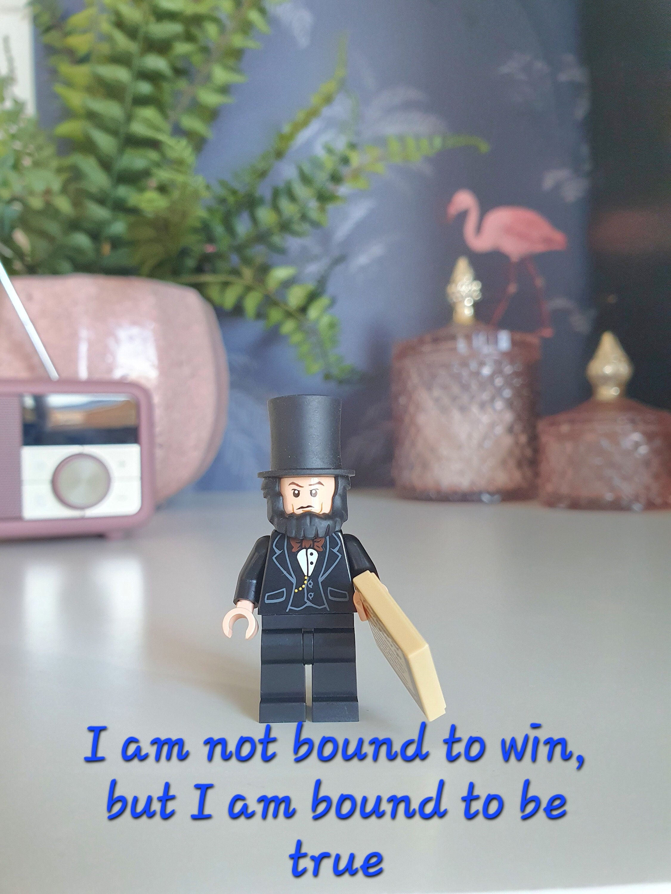 Abraham Lincoln® Custom Minifigure Abraham Lincoln® Keychain/keyring ...