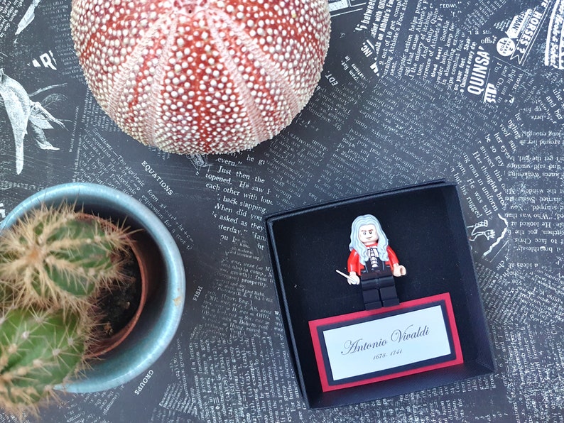 Antonio Vivaldi Custom Minifigure: Classical Music Gift, Keychain ...