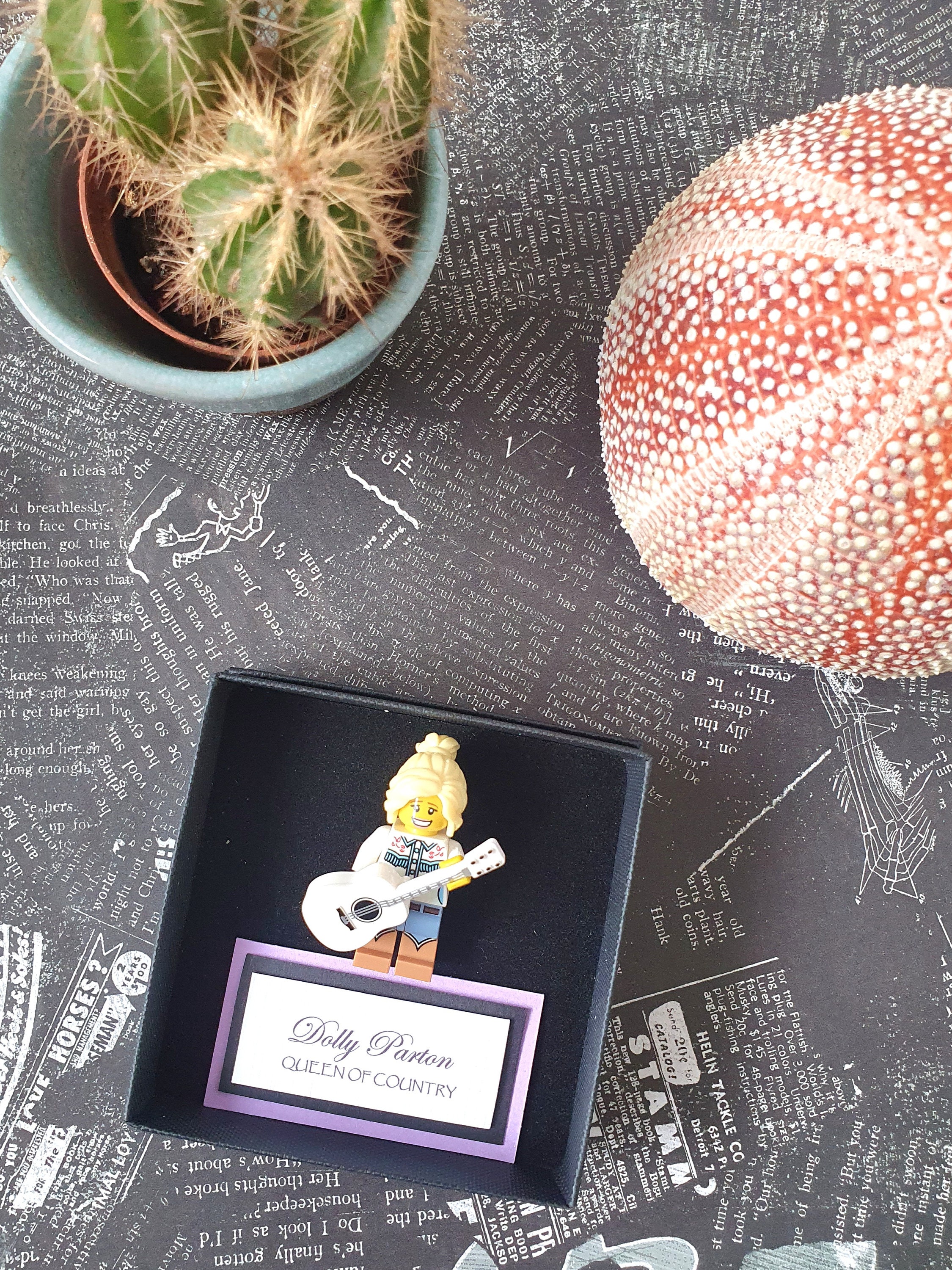 Dolly Parton® Country Music Custom Minifigure. Keychain/keyring/giftbox ...