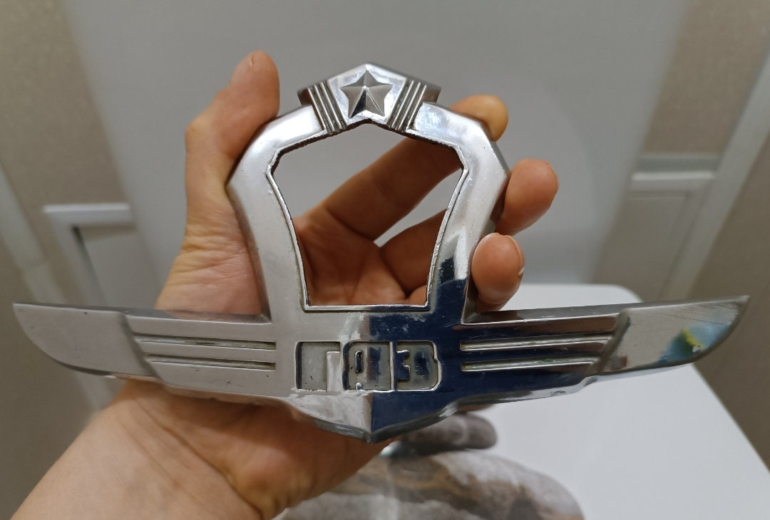 Vintage USSR Soviet Original Emblem Logo GAZ 21 Volga, 100% Original ...