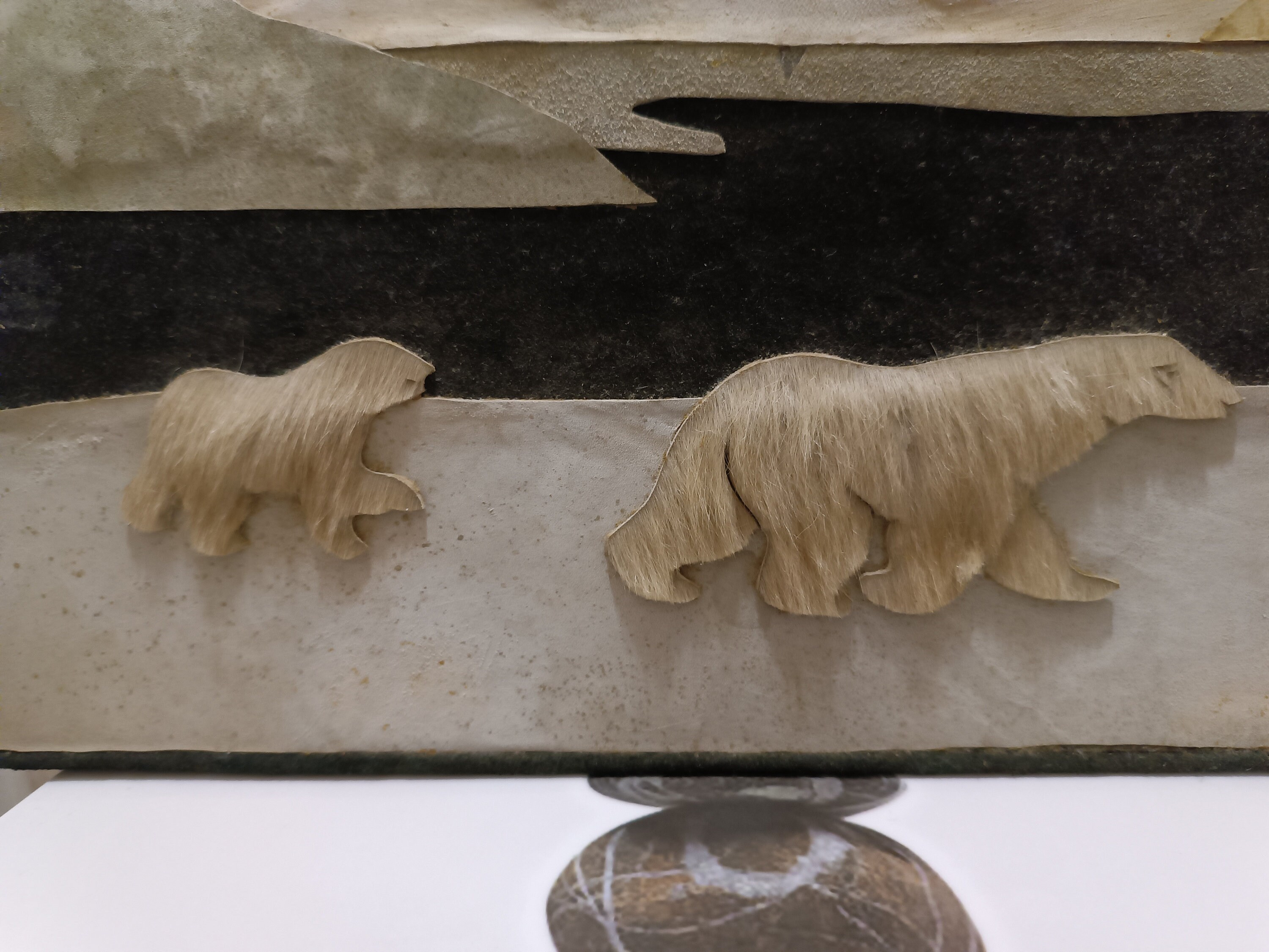 Midd. 20 C. Inuit Yupik Eskimo Wall Plaque "polar Bears" - Inuit's ...