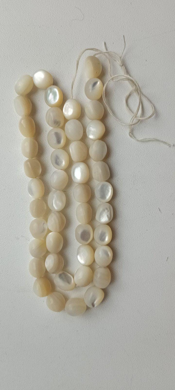 Vintage Mother of Pearls Necklace W - 64.8 Grams, Ukrainian Ethnic ...