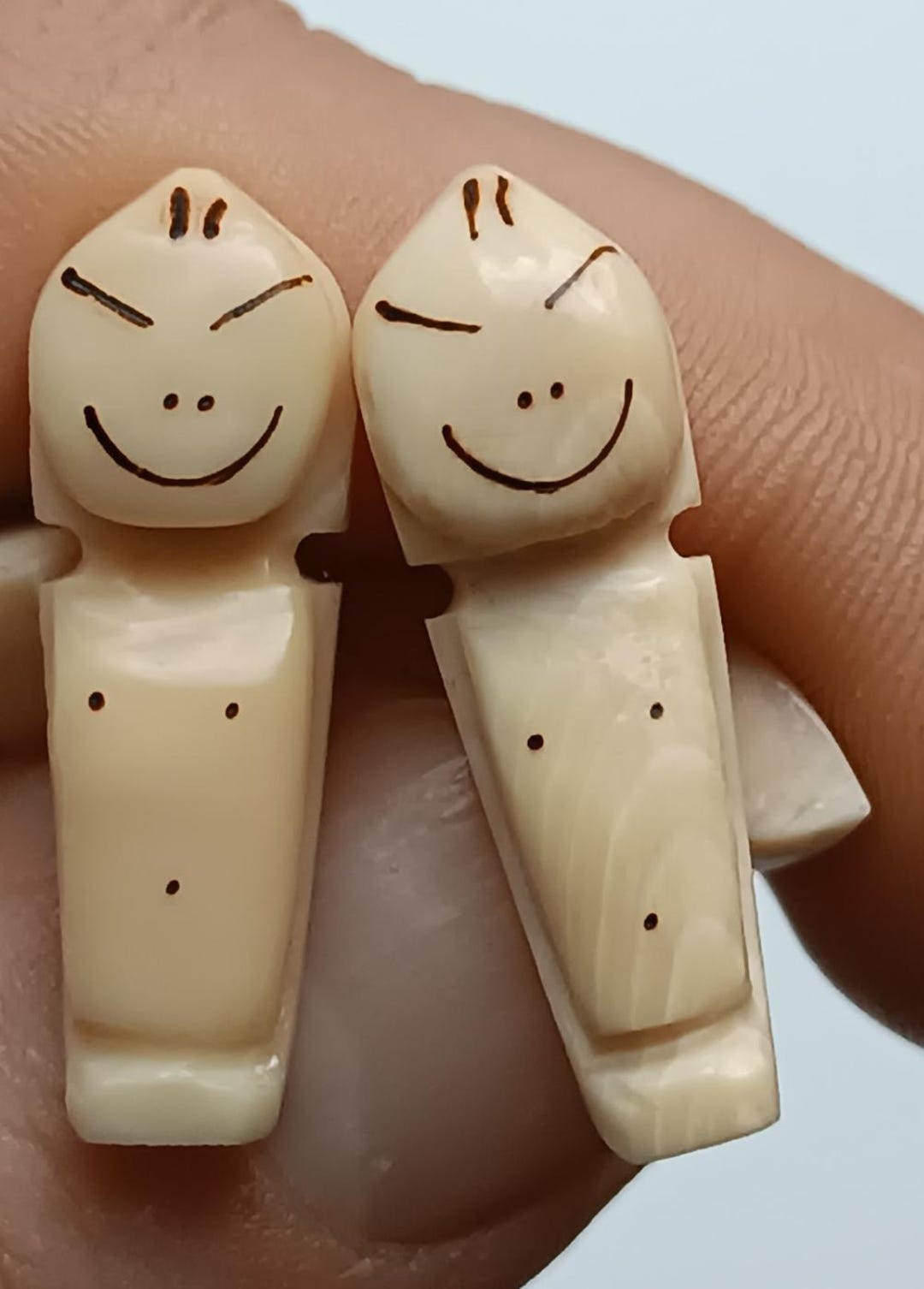 Midd. 20c. Yupik Inuit Eskimo Cufflinks "billiken" - Inuit Toy. - Etsy