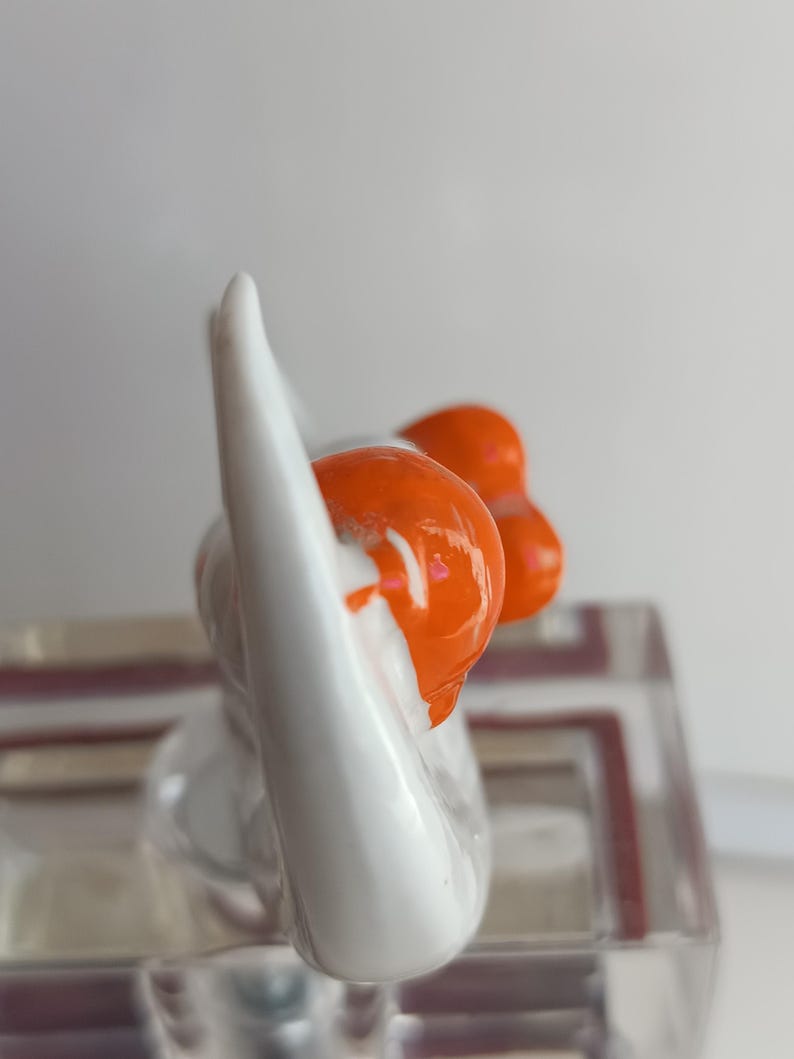 70s VERY RARE Vintage Porcelain Cosmonaut on the Moon Figurine ...