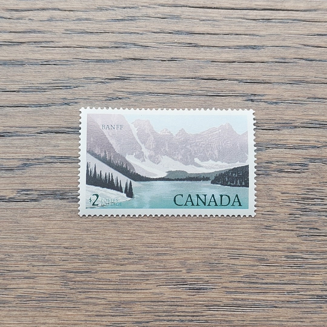 1 Banff National Park Postage Stamp / Vintage Canadian Stamp ...