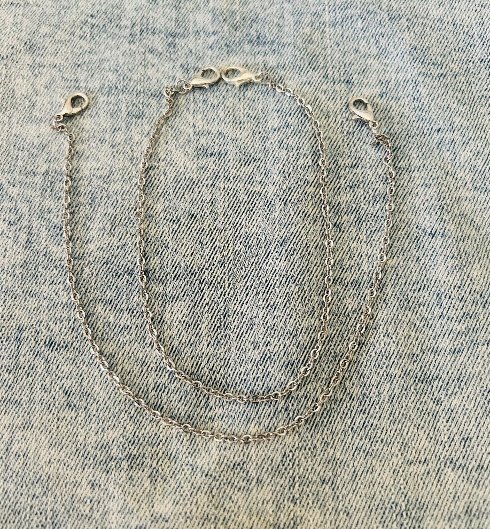 Silver Hat Chains Trucker Hat Chains Hat Chains - Etsy