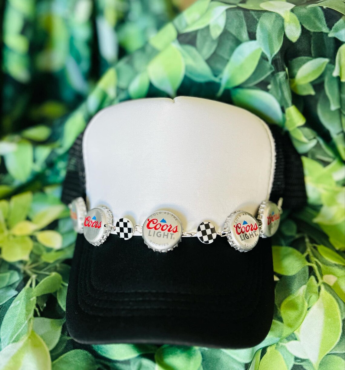 Handmade Beer Cap Trucker Hat Chain: Trendy Hat Accessory - Etsy