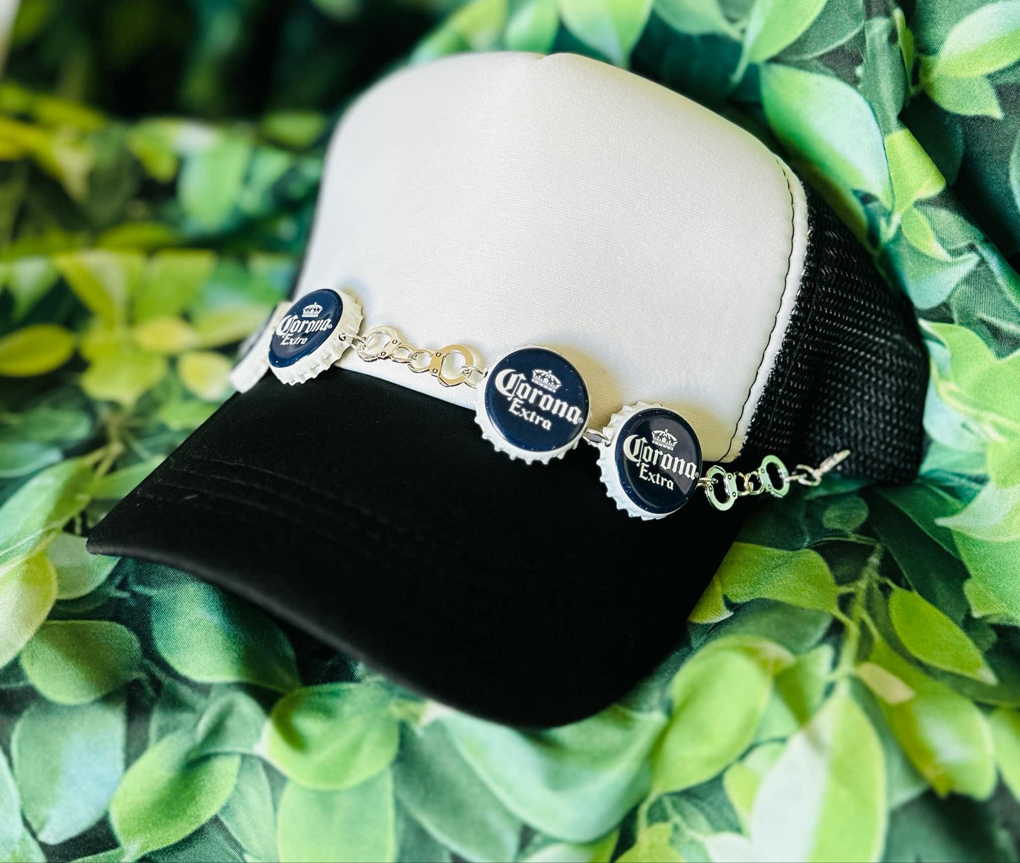 Handmade Beer Cap Trucker Hat Chain: Trendy Hat Accessory - Etsy