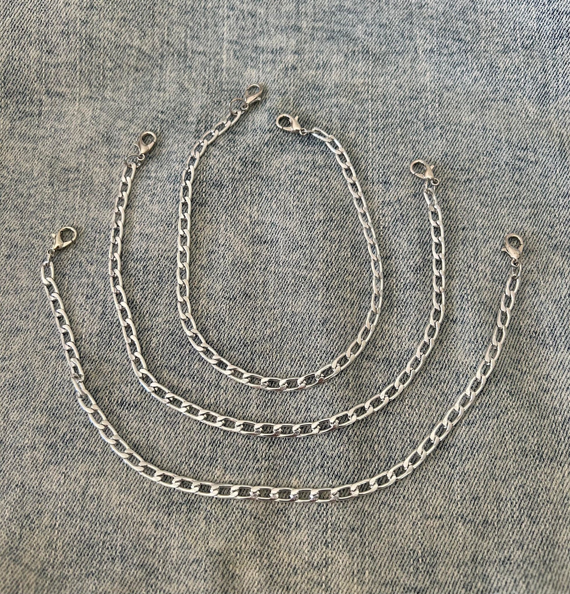 Silver Hat Chains Trucker Hat Chains Hat Chains - Etsy