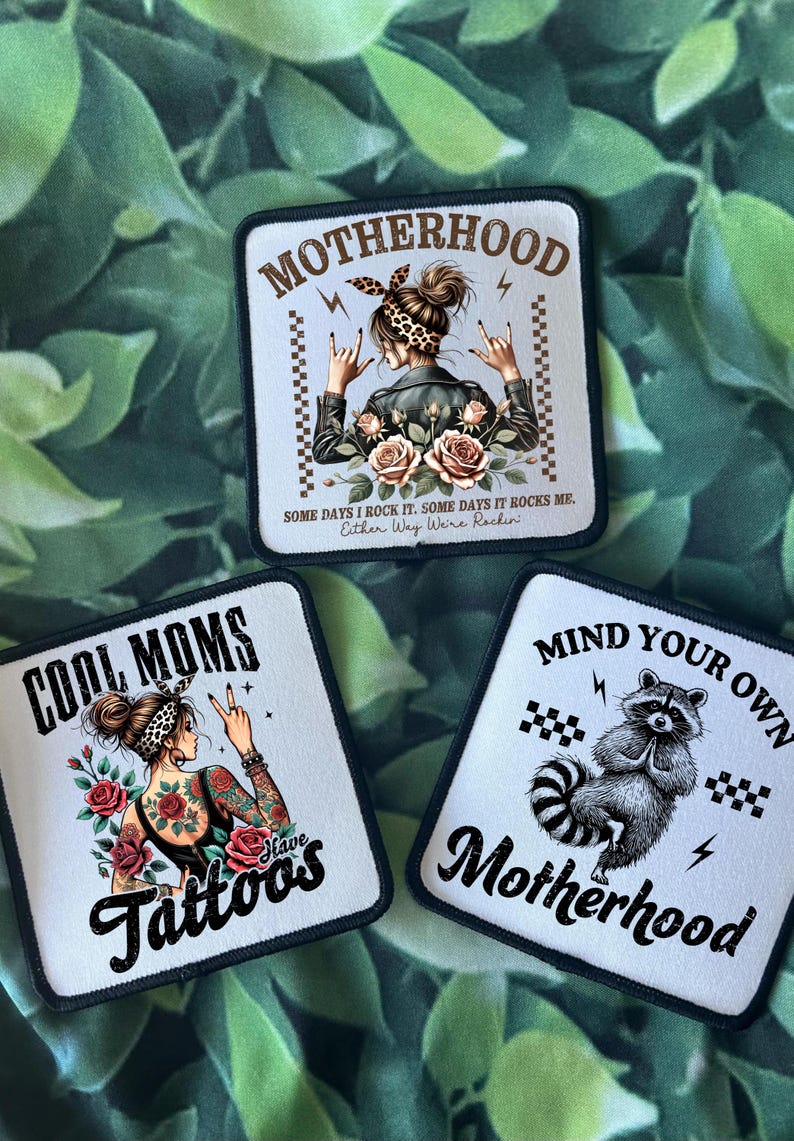 Sassy Motherhood Iron-on Patch – Cool Moms, Mind Your Own - Etsy