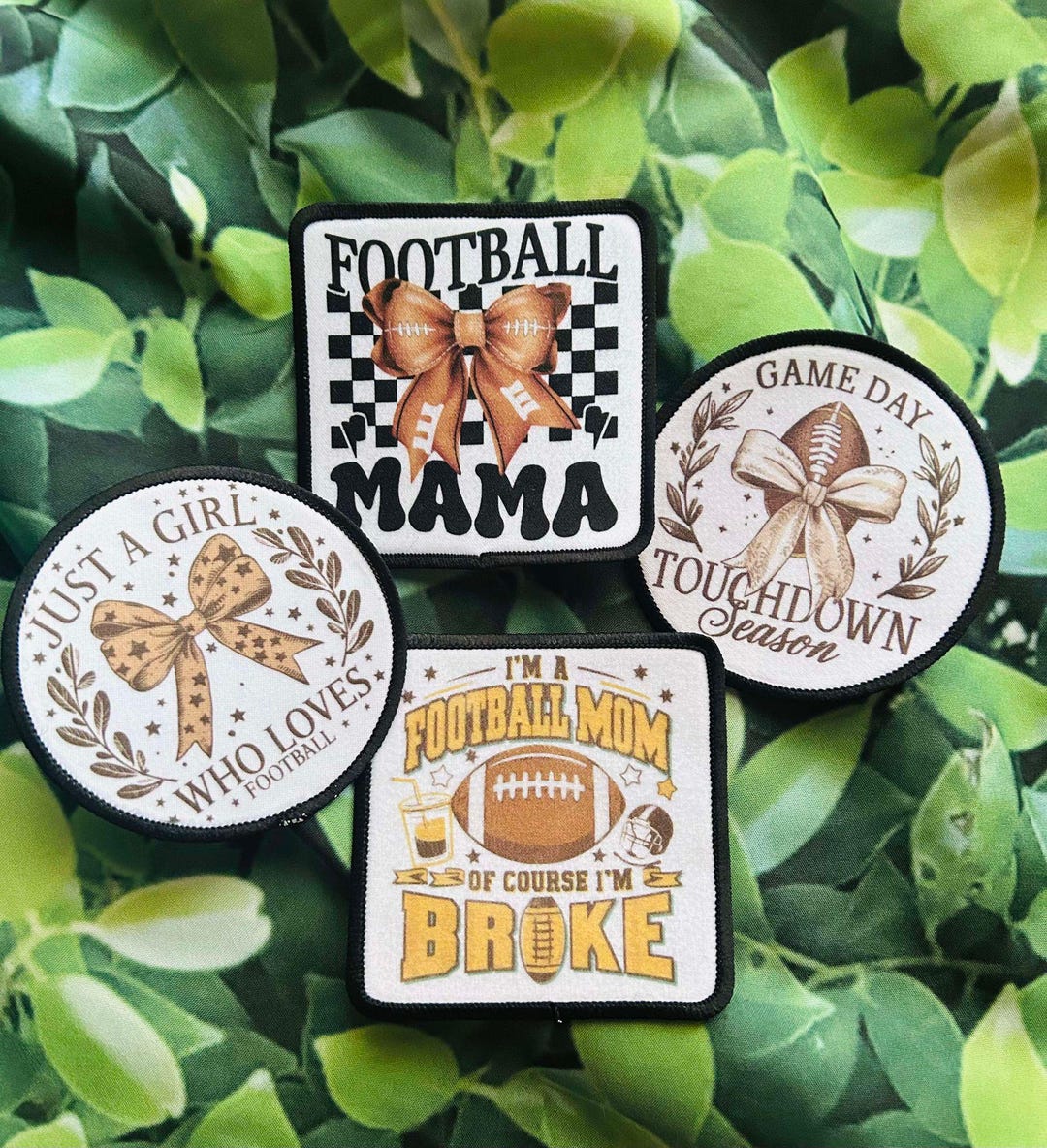 Football Patches- Football Mama- Game Day- Touchdown- Touchdown Season ...