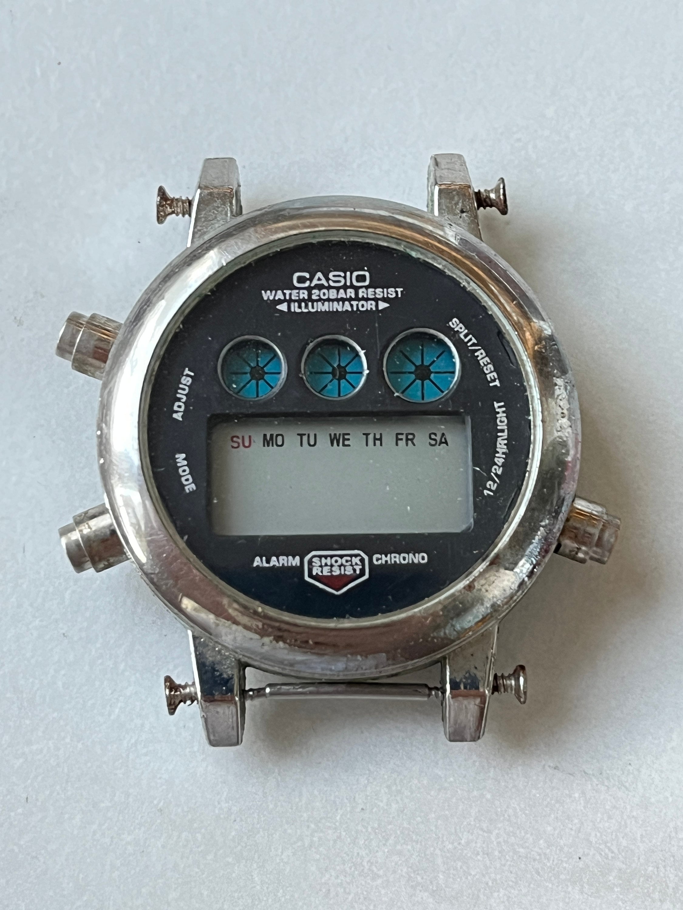 1980s Vintage Casio G SHOCK Resist 20 Bar RARE - Etsy
