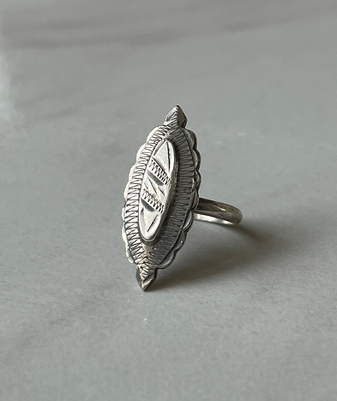 Vintage Russian Soviet Sterling Silver 916 Ring USSR Women's Jewelry 4 ...