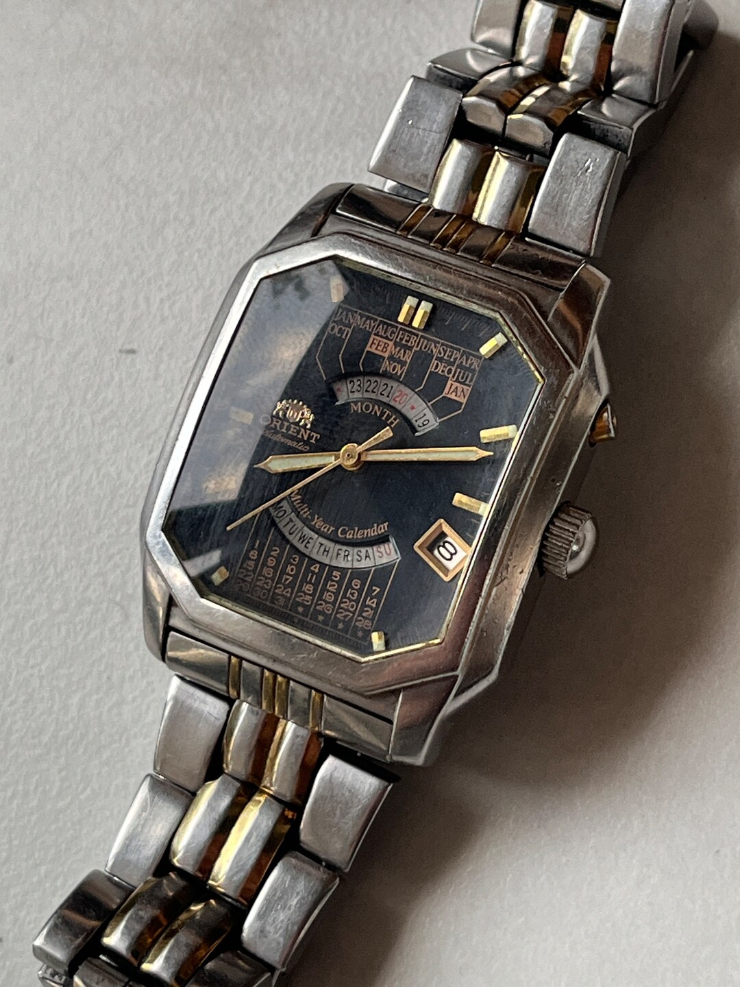 Watch Orient College Multi Year Calendar Automatic Vintage Black - Etsy