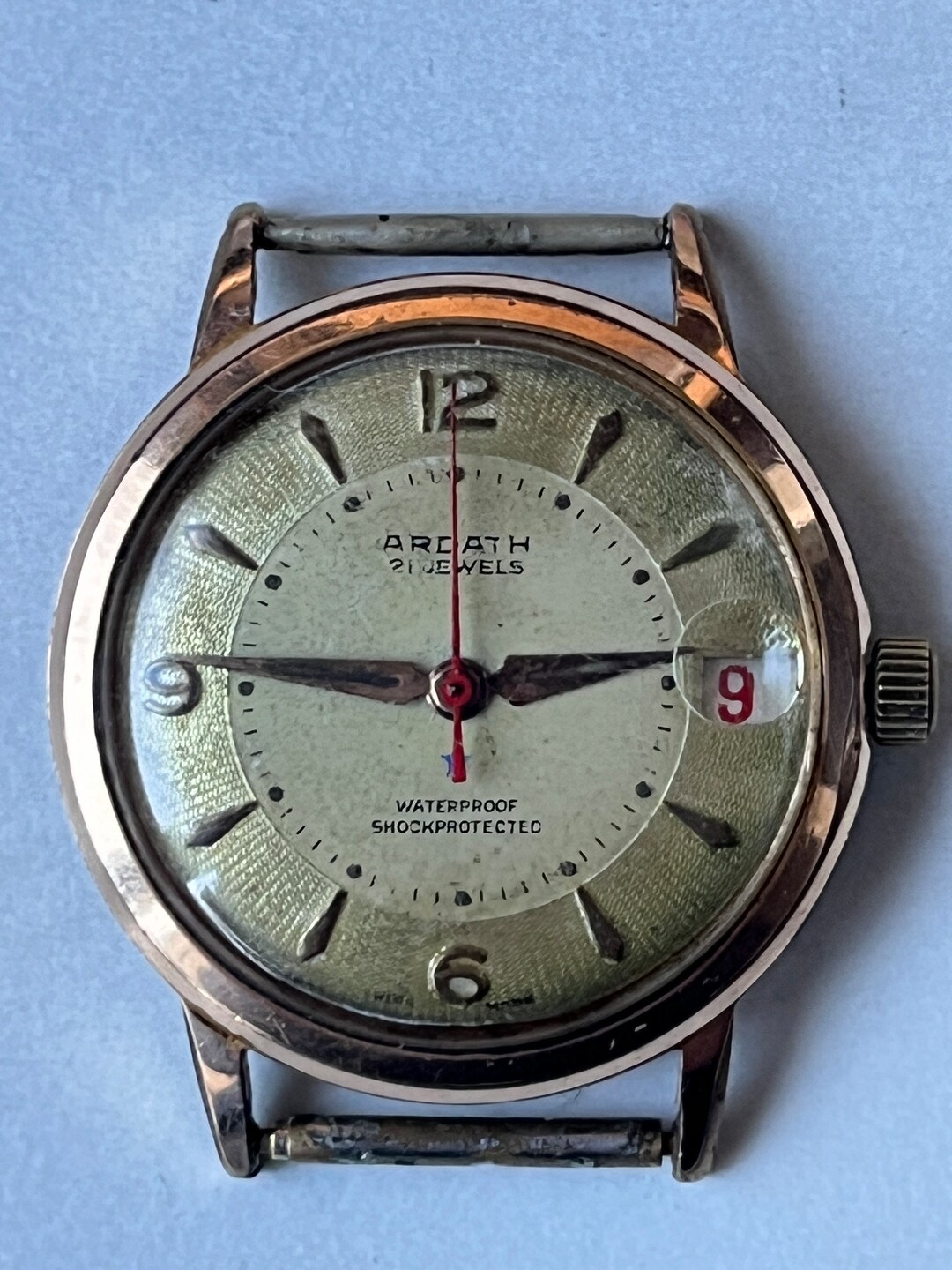 Vintage, ARDATH Mens Watch, 21 Jewels, Swiss Made, Mechanical, 20 ...