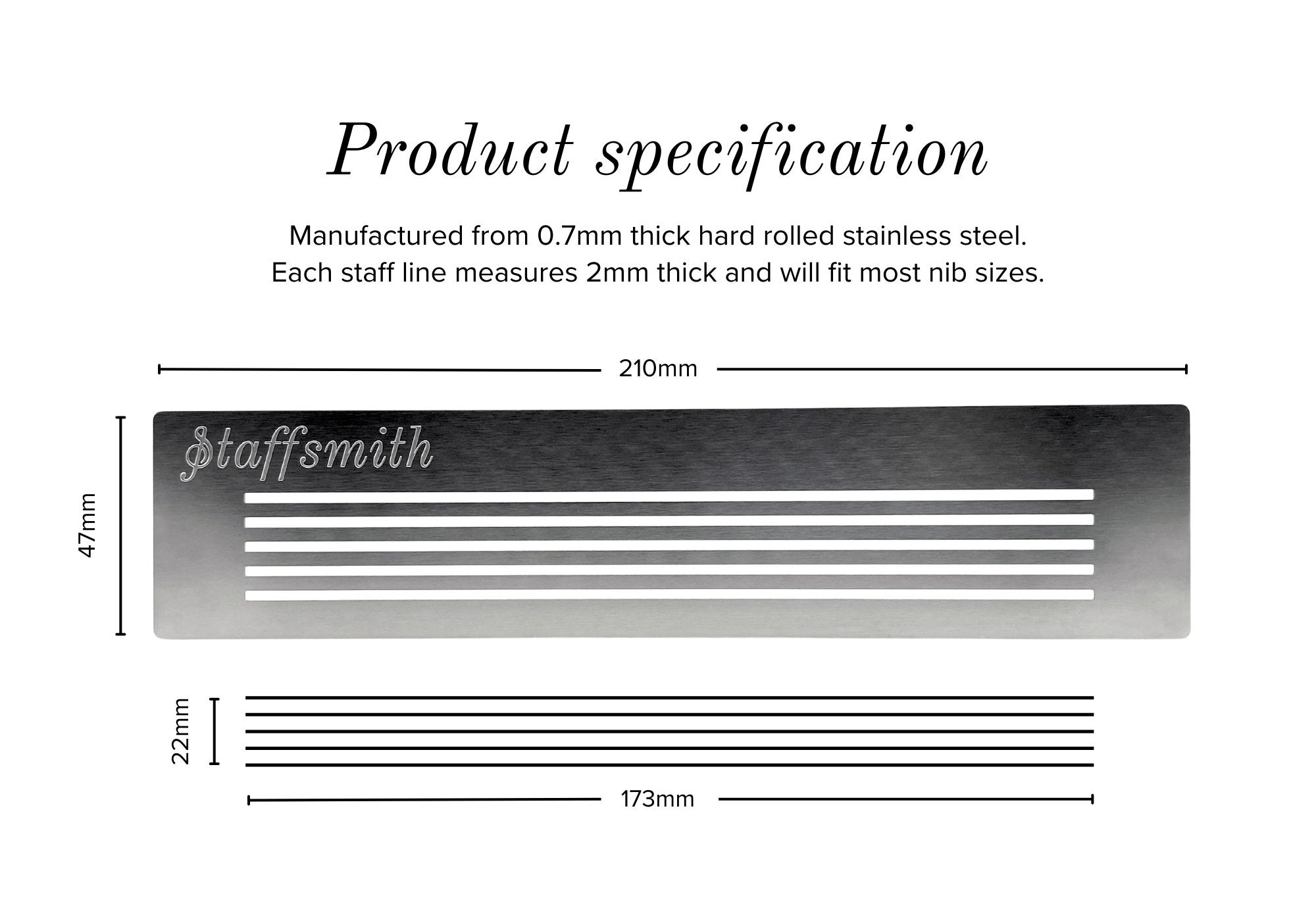 Music Staff Stencil - Create Staff Lines for Music Notation. Must Have ...