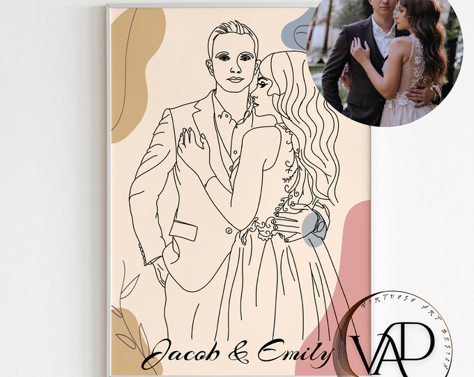 Custom Boho Family Presets, Custom Line Art Boho Background ...