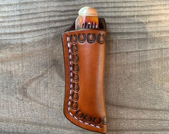 Case Trapper Leather Knife Sheath HD 8/9 Oz Right Hand - Etsy
