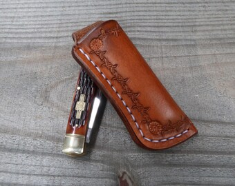 Case Trapper Leather Knife Sheath HD 8/9 Oz Right Hand - Etsy