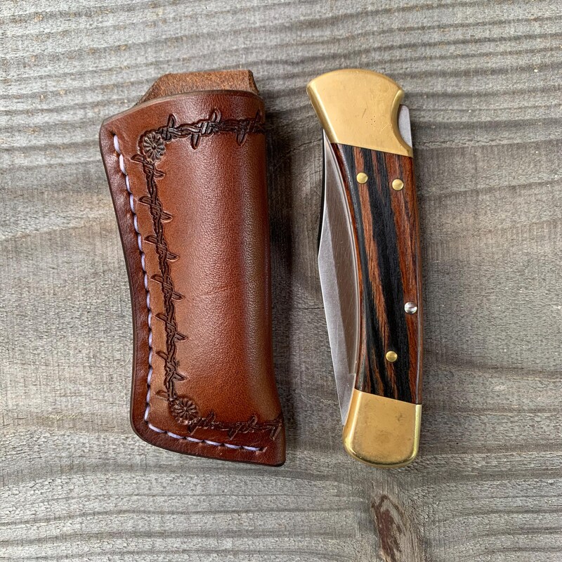 Buck 110 Leather Sheath - Etsy