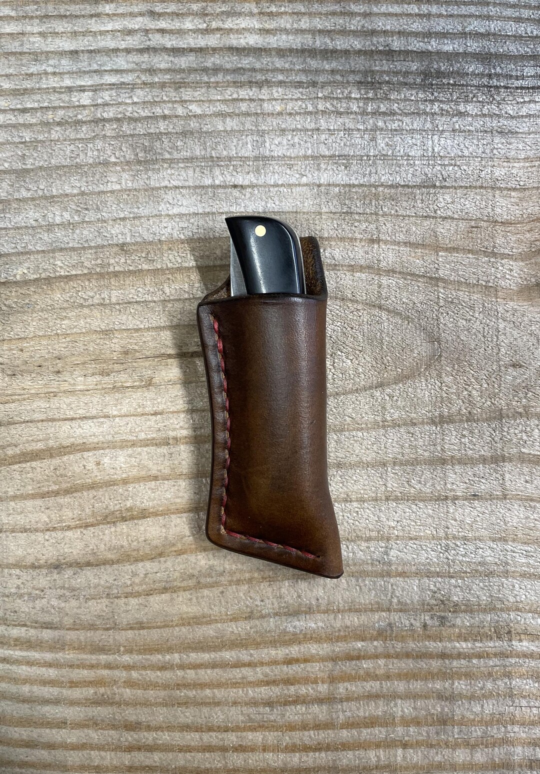 Case Sodbuster Jr. 3 5/8" Leather Knife Sheath Handsewn/ Right Hand ...