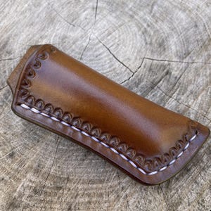 Case Trapper Leather Knife Sheath HD 8/9 Oz / Handsewn / Right Hand - Etsy