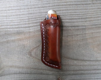 Case Trapper Leather Knife Sheath HD 8/9 Oz Right Hand - Etsy