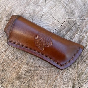 Case Trapper Leather Knife Sheath HD 8/9 Oz Right Hand - Etsy