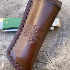 Case Trapper Leather Knife Sheath HD 8/9 Oz Right Hand - Etsy