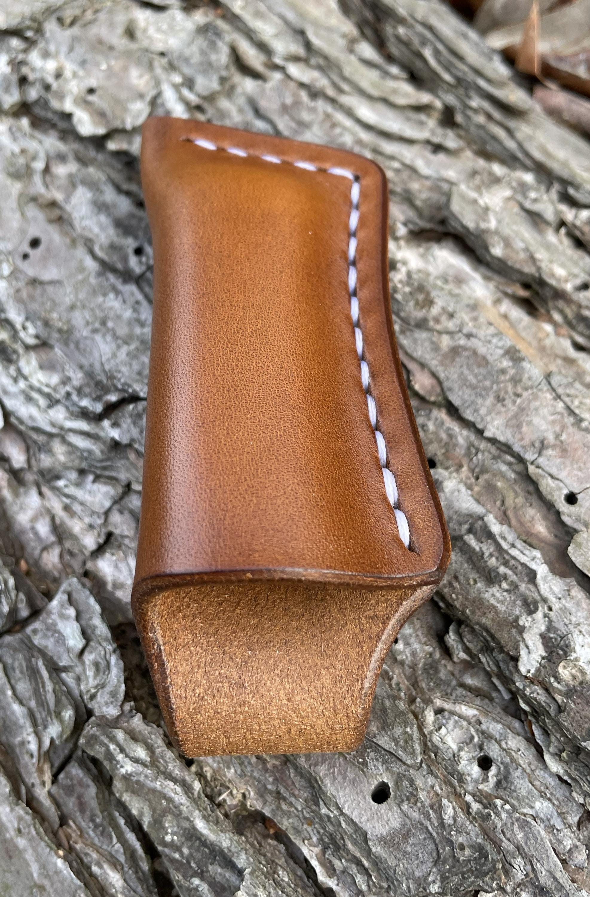 Case Sodbuster Jr. 3 5/8" Leather Knife Sheath Handsewn/ Right Hand ...