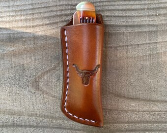 Case Trapper Leather Knife Sheath HD 8/9 Oz Right Hand - Etsy