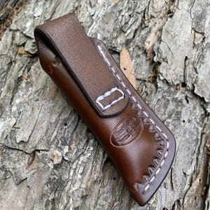Case Trapper Leather Knife Sheath HD 8/9 Oz / Handsewn / Right Hand - Etsy