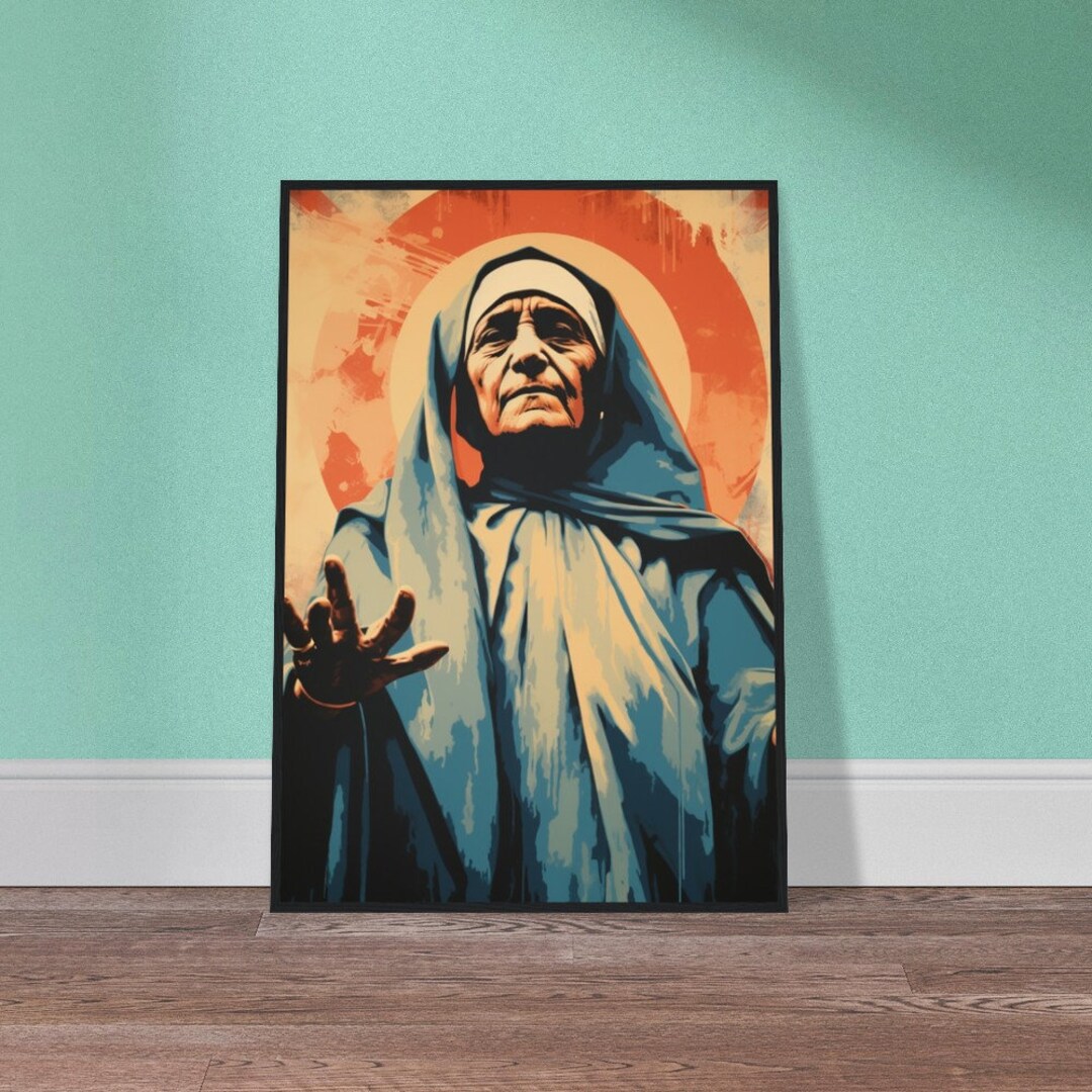 Mother Teresa Premium Print Hang-ready Poster Inspirational - Etsy