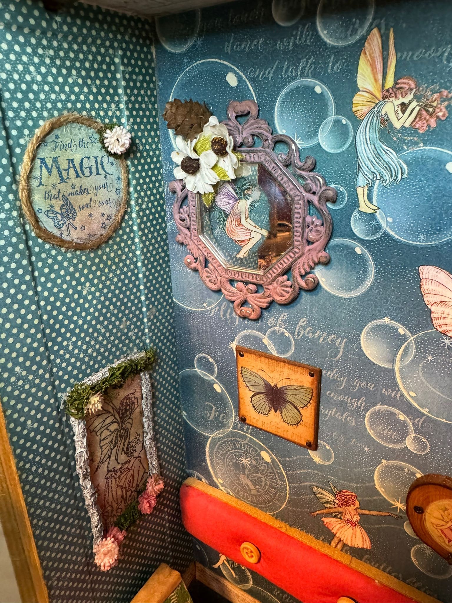 Blythe Wooden Box, Diorama, Roombox, Portablythe Fairy Closet. - Etsy