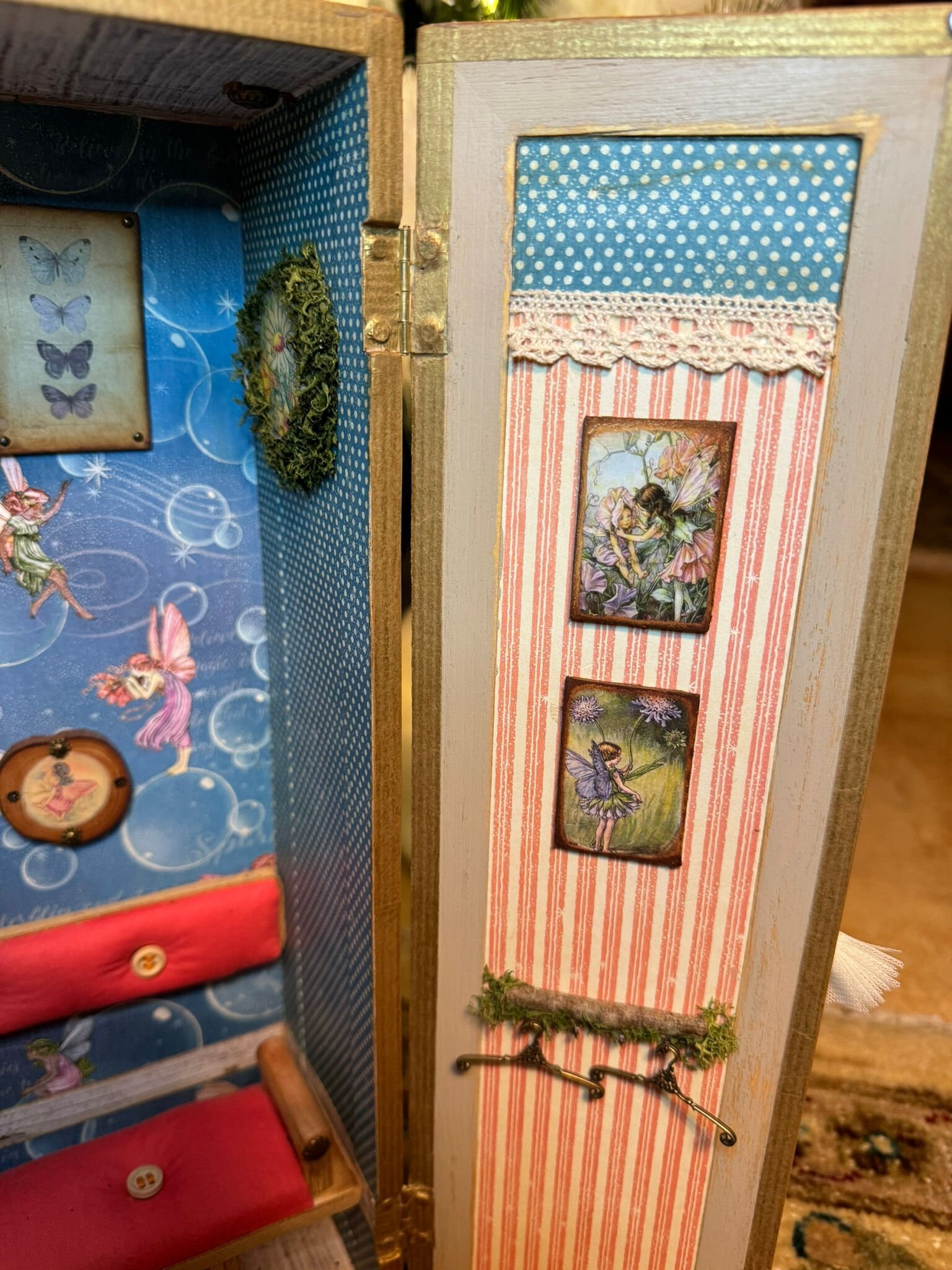 Blythe Wooden Box, Diorama, Roombox, Portablythe Fairy Closet. - Etsy