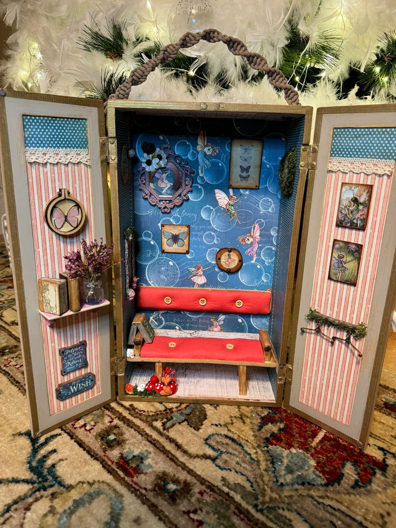 Blythe Wooden Box, Diorama, Roombox, Portablythe Fairy Closet. - Etsy