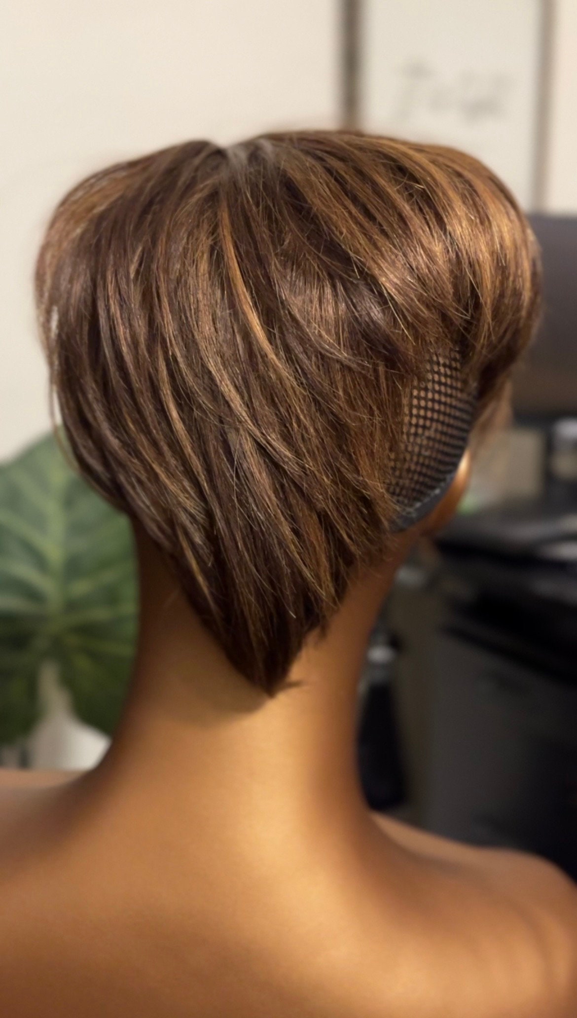 Sandy Human Hair Detachable Clip on Topper Sidepiece Wig Short Human ...