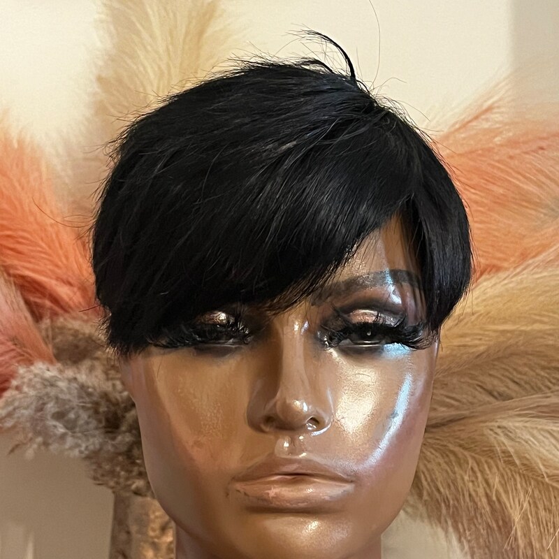 Short Wigs for Black Women Human Hair - Etsy