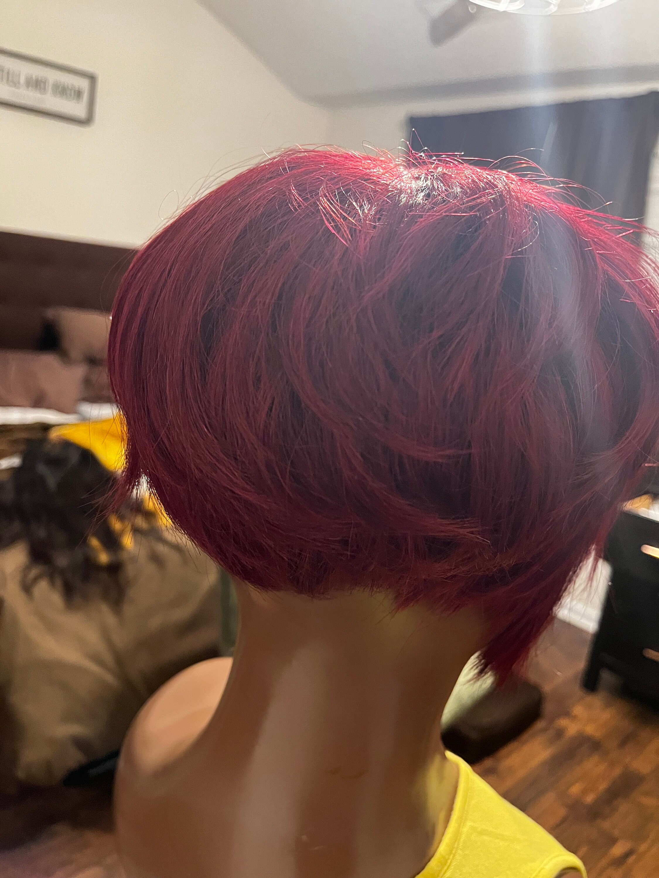 Marley Human Hair Detachable Clip on Topper Sidepiece Wig Short Human ...