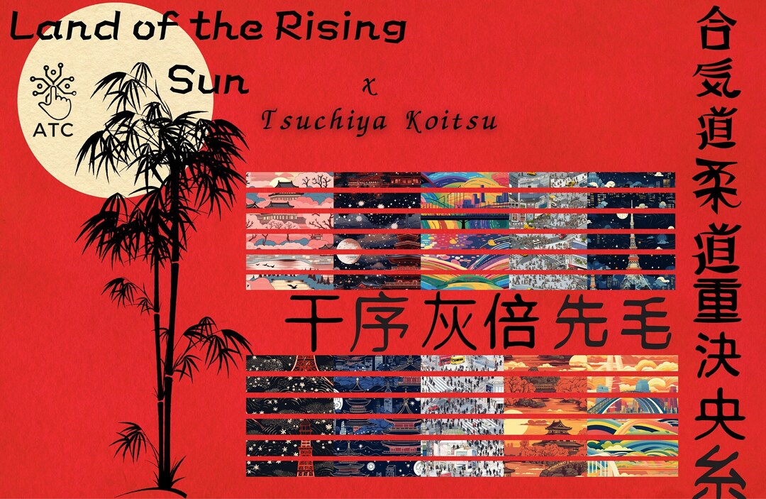 ATC Digital Papers Pack Land of the Rising Sun X Tsuchiya - Etsy