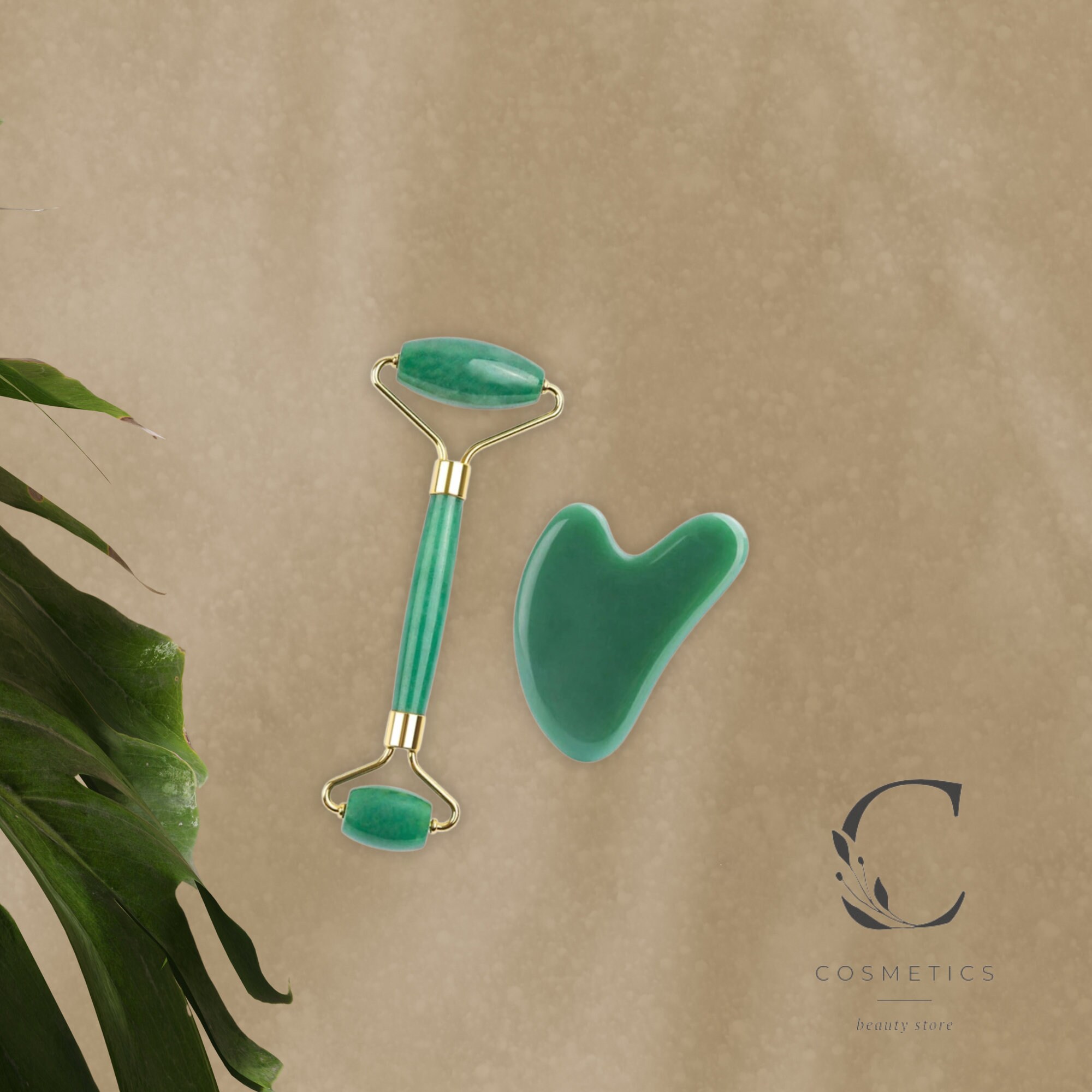 Gua Sha and Jade Roller Set Face Sculp and Massage Tools Gift Set Gift ...